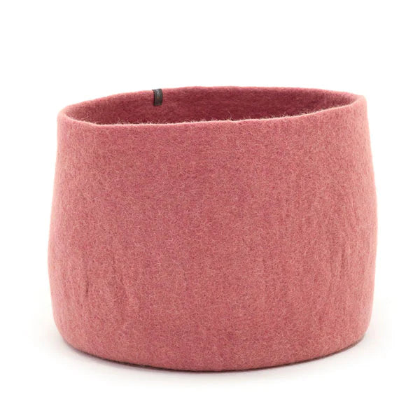 Muskhane | felt calabash | indian pink | small – mondocherry